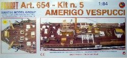 [ M654 ] Mantua Amerigo Vespucci 1/84 kit n»5 | Modelbouw Baillien