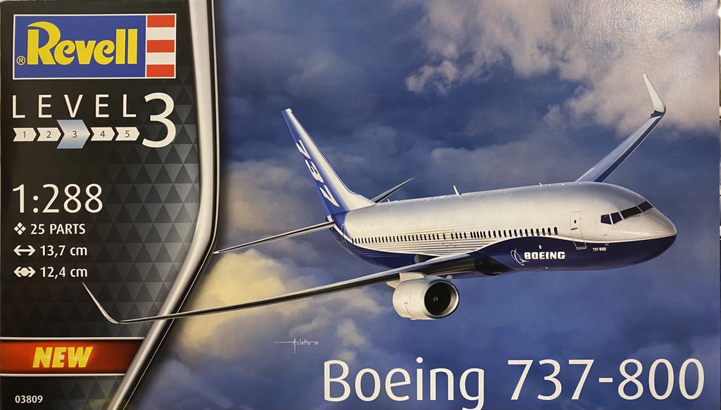 [ RE03809 ] Revell Boeing 737-800 1/288 | Modelbouw Baillien