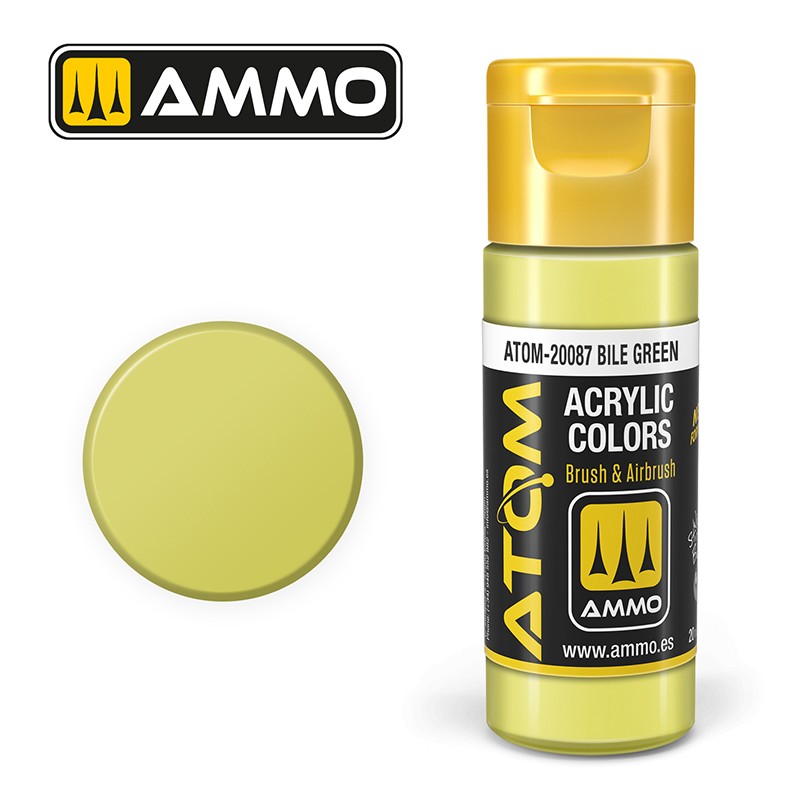 [ MIG20087 ] ATOM COLOR Bile Green 20ml | Modelbouw Baillien